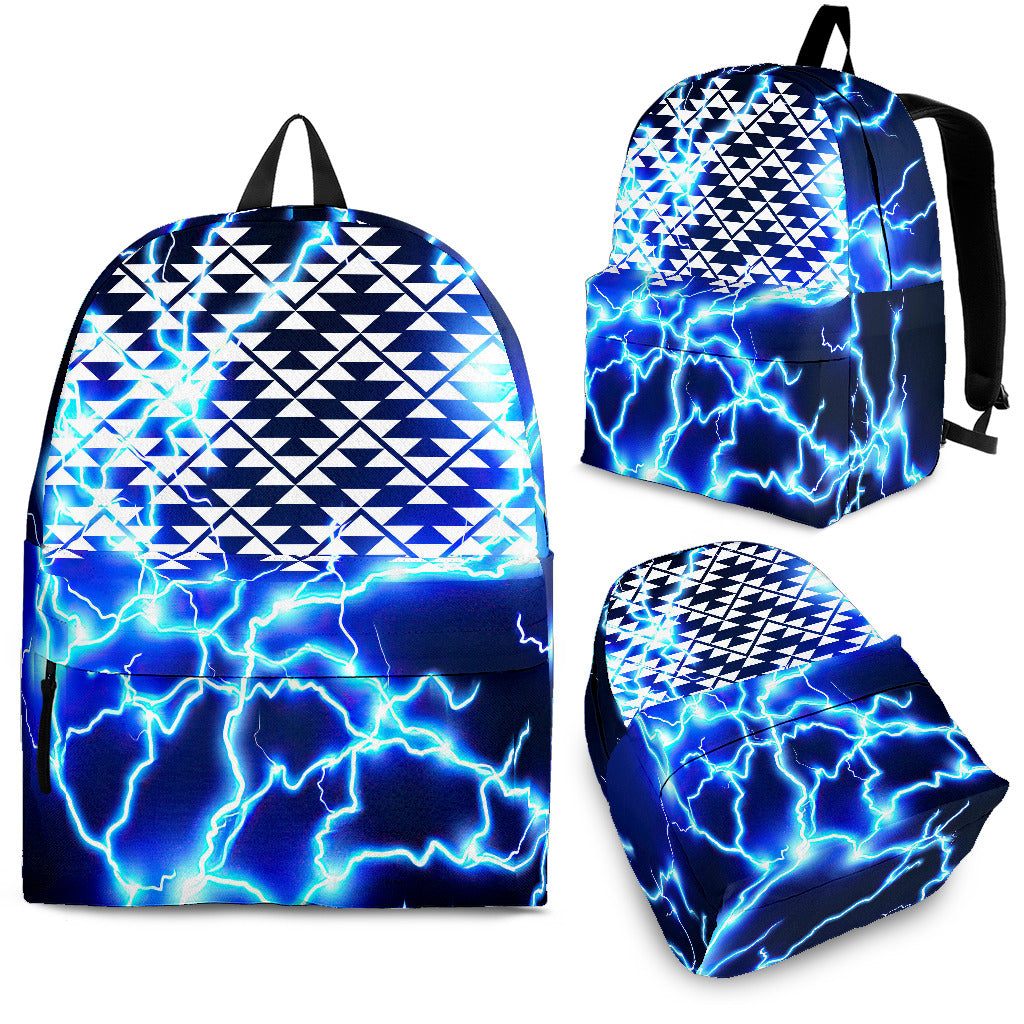 Lightning Backpack With Tribal Design – qostandesigns