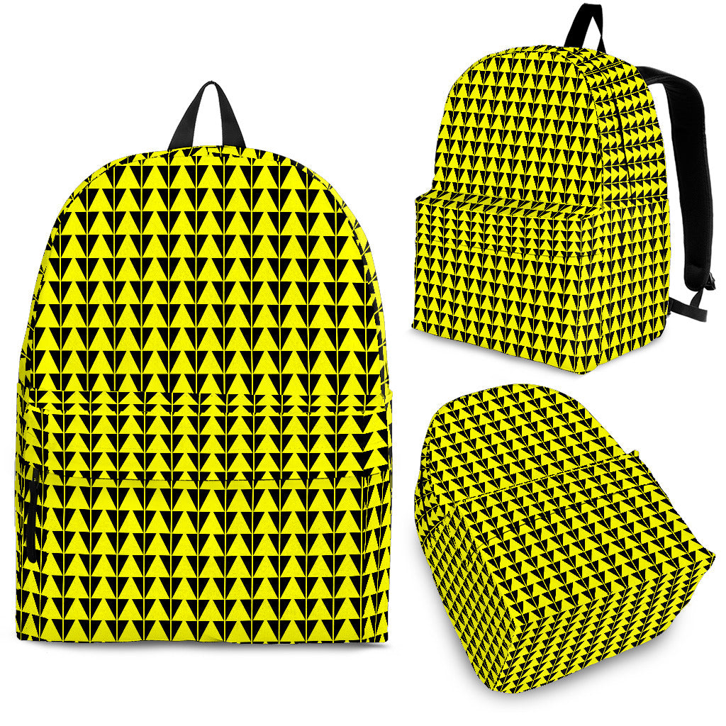 Yellow Backpack With Sturgeon Back Designs – qostandesigns